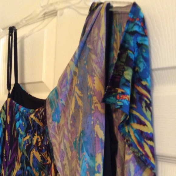 Soho Apparel | Dresses | Soho One Shoulder Split Sleeve Party Dress Sz ...